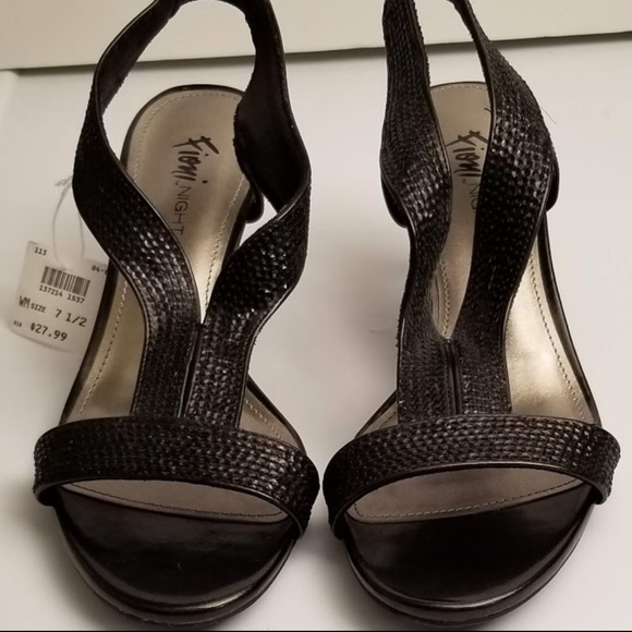 FIONI Clothing | Shoes | Fioni Night Womens Black Heels Size 7 2 | Poshmark